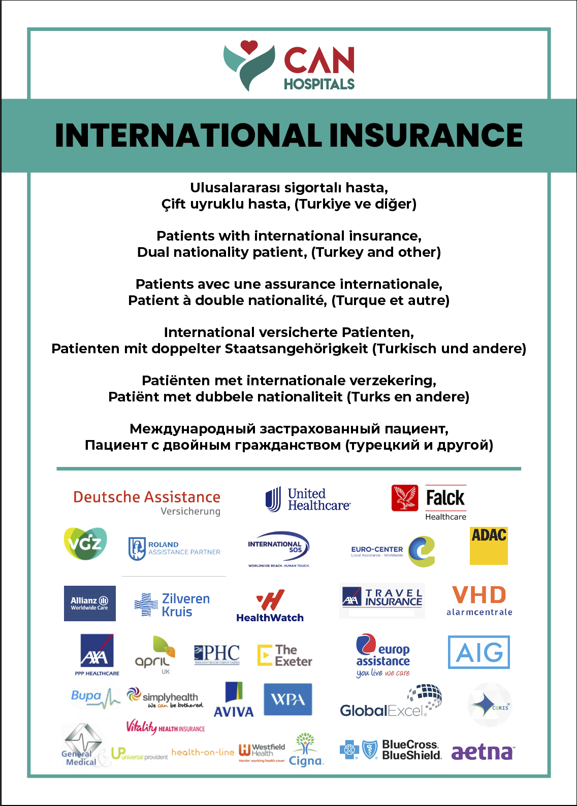 International Insurance - Can Hospitals : Can Hospitals